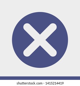 Cross Icon Cancel Icon Stock Vector (Royalty Free) 1446031154 ...
