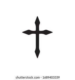 Cross Icon Vector Stock Vector (Royalty Free) 284430617
