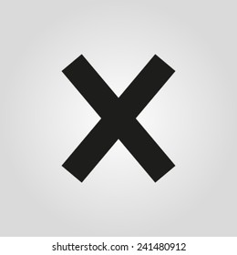 Cross Icon Symbol Stock Vector (Royalty Free) 241480912 | Shutterstock