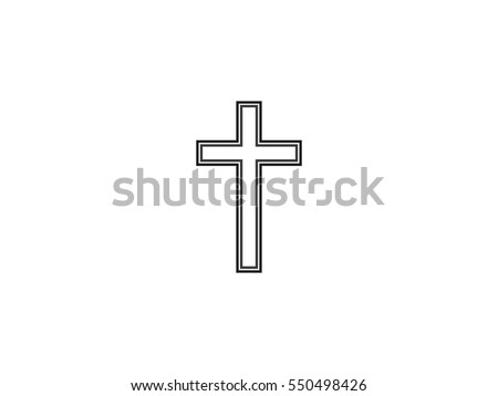 Cross Outline | Free download on ClipArtMag