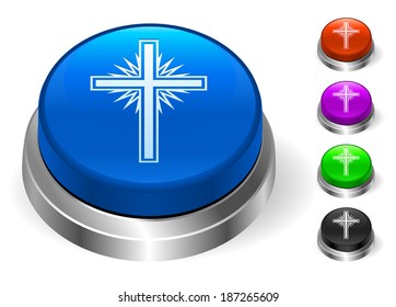 Cross Icons On Round Button Collection Stock Vector (Royalty Free ...