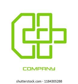 Cross Letter C Logo Stock Vector (Royalty Free) 1184305288 | Shutterstock