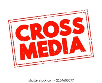 Cross Media Form Crosspromotion Which Promotional Stock Vector (Royalty ...