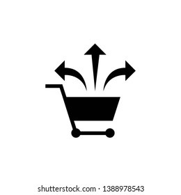 Cross Sell Icon Vector Template Stock Vector (Royalty Free) 1388978543 ...