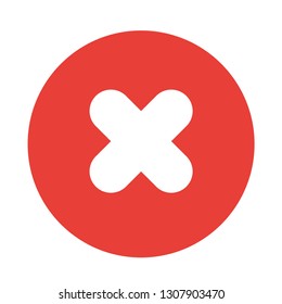 Cross Sign Element Red X Icon Stock Vector (Royalty Free) 1307903470 | Shutterstock