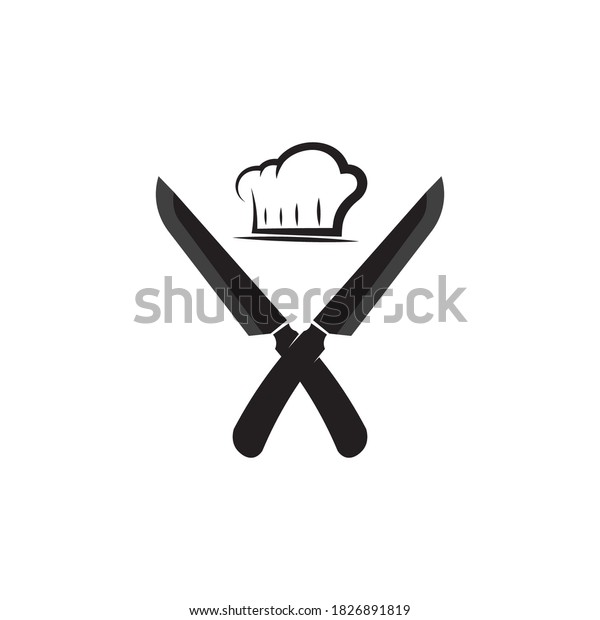 Cross Swords Saber Blade Logo Icon Stock Vector (Royalty Free) 1826891819
