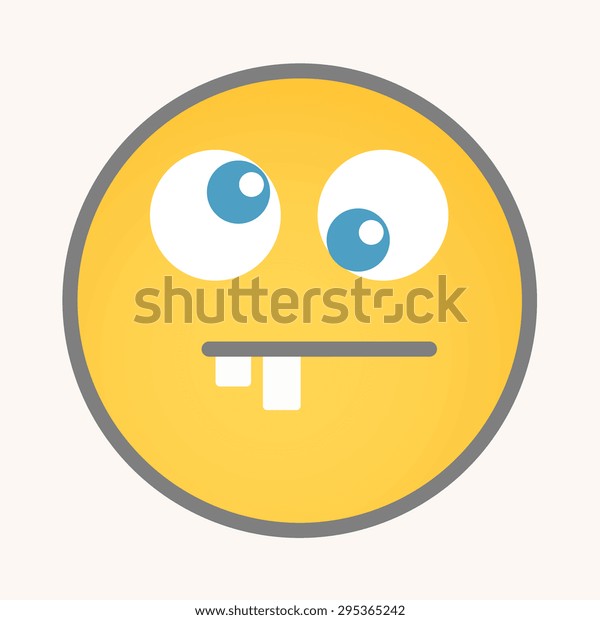 Crossed Eyes Cartoon Smiley Vector Face: เวกเตอร์สต็อก (ปลอดค่า ...