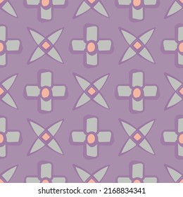 Crosses X Shapes Vector Seamless Repeat Stock Vector (Royalty Free ...