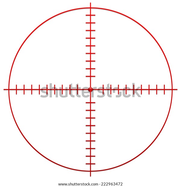 Crosshair Reticle Stock Vector (Royalty Free) 222963472