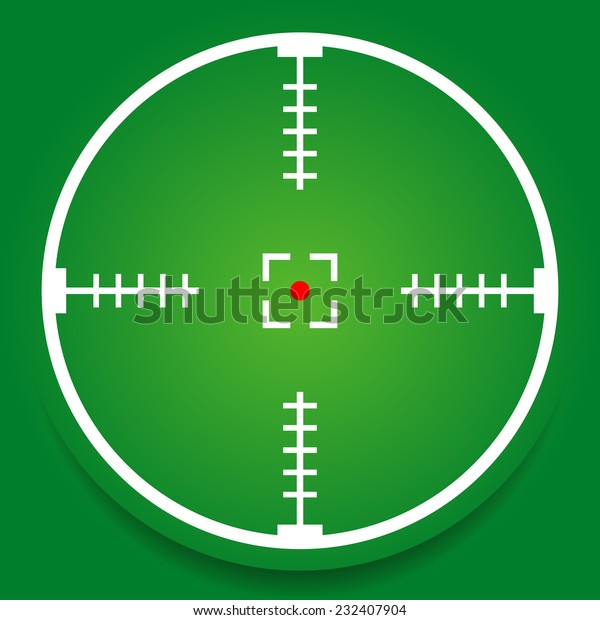 Crosshair Reticle Stock Vector (Royalty Free) 232407904 | Shutterstock