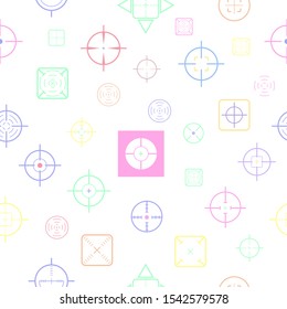 Crosshair Seamless Pattern Background Icon Stock Vector (Royalty Free ...
