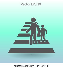Crosswalk Vector Icon Stock Vector (Royalty Free) 537776488