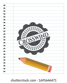 Crosswind Penciled Vector Illustration Detailed Stock Vector (Royalty ...