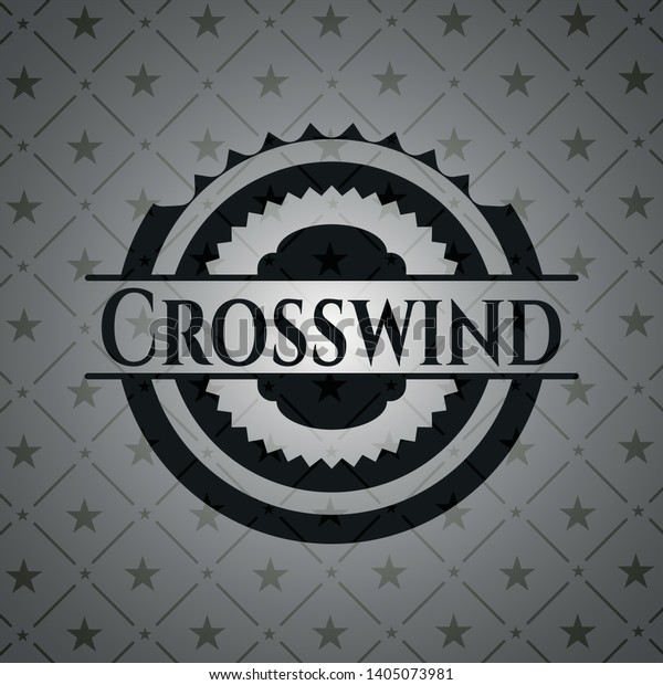 Crosswind Retro Style Black Emblem Vector Stock Vector (Royalty Free ...