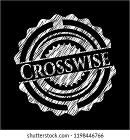 Crosswise Written On Chalkboard Stock Vector (Royalty Free) 1198446766 ...