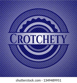 Crotchety Denim Background Stock Vector (Royalty Free) 1349489951 ...