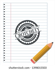 Patented Emblem Draw Pencil Effect Vector: vector de stock (libre de ...