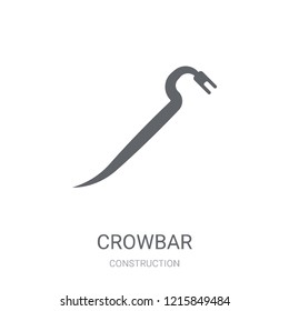 Crowbar Icon Trendy Crowbar Logo Concept Stock Vector (Royalty Free ...