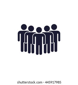 People Icon Work Group Team Vector Stock Vector (Royalty Free) 1213429957