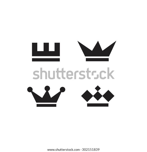 Crown Abstract Icon Stock Vector (Royalty Free) 302151839 | Shutterstock