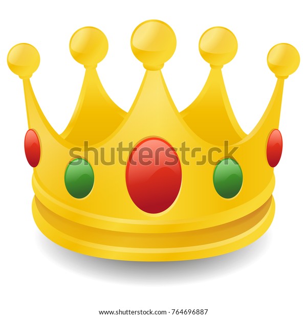 크라운 에모지 아이콘 개체 그라데이션 벡터 스톡 벡터(로열티 프리) 764696887 | Shutterstock