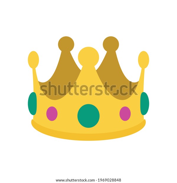 Crown Emoji Vector Flat Design Stock Vector (Royalty Free) 1969028848 ...