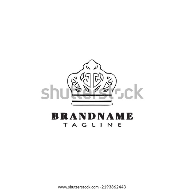Crown Logo Cartoon Design Template Icon Stock Vector (Royalty Free ...