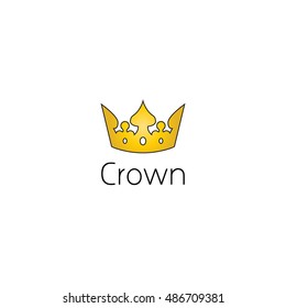 Crown Logo Graphic Design Concept Editable Stock Vector (Royalty Free ...