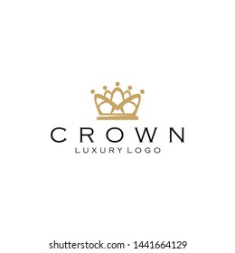 Vector Letter R Logo Crown Simple Stock Vector (Royalty Free ...