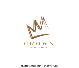 Crown Logo Vector Template Building Successful: เวกเตอร์สต็อก (ปลอดค่า ...