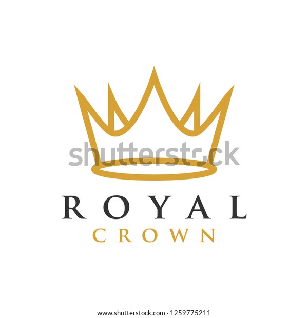 Crown Royal Graphic Design Template Vector Stock Vector (Royalty Free ...