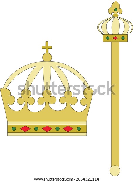Crown Royal Monarchy Symbols Vector Stock Vector (Royalty Free ...