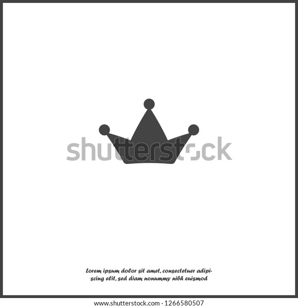 Crown Vector Icon Symbol Greatness On Stock Vector (Royalty Free ...