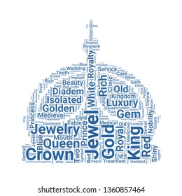 Crown Word Cloud Tag Cloud About Stock Vector (Royalty Free) 1360857464 ...