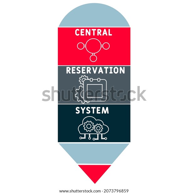 Crs Central Reservation System Acronym Business Stock Vector (Royalty ...