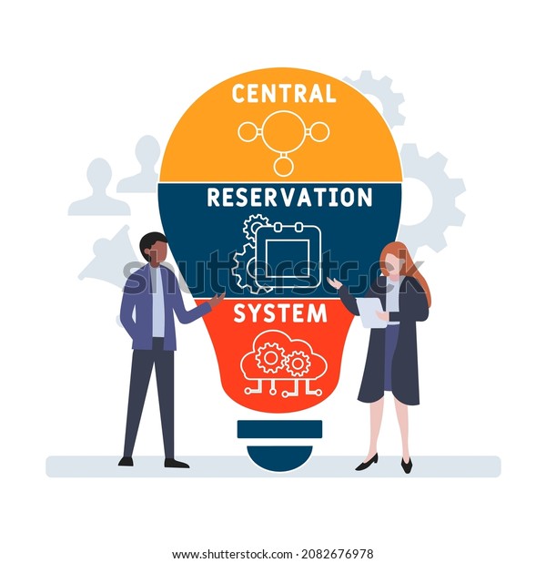 Crs Central Reservation System Acronym Business Stock Vector (Royalty ...