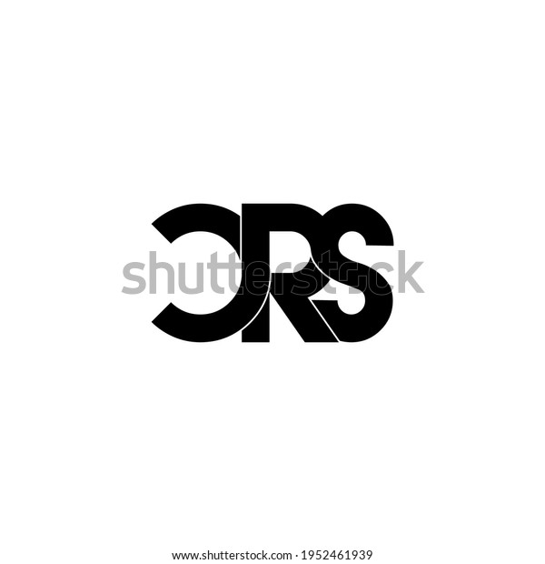 Crs Letter Original Monogram Logo Design Stock Vector (Royalty Free ...