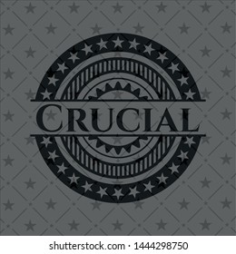 Crucial Dark Icon Emblem Vector Illustration Stock Vector (Royalty Free ...