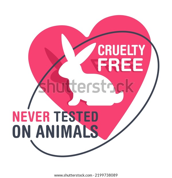 Cruelty Free Labeling Circular Emblem Products Stock Vector (Royalty ...