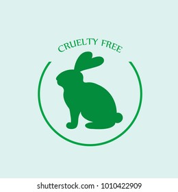 Cruelty Free Rabbit Logo Stock Vector (Royalty Free) 1010422909 ...