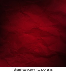 Crumpled Dark Red Paper Gradient Mesh Stock Vector (Royalty Free ...