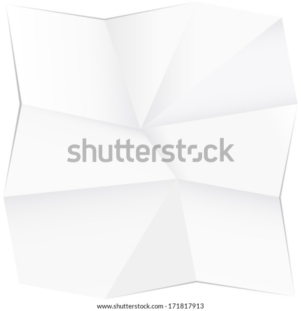 Crumpled Paper Stock Vector (Royalty Free) 171817913 | Shutterstock