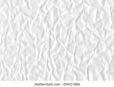 Crumpled Paper Texture Realistic Paper Background Stock Vector (Royalty ...