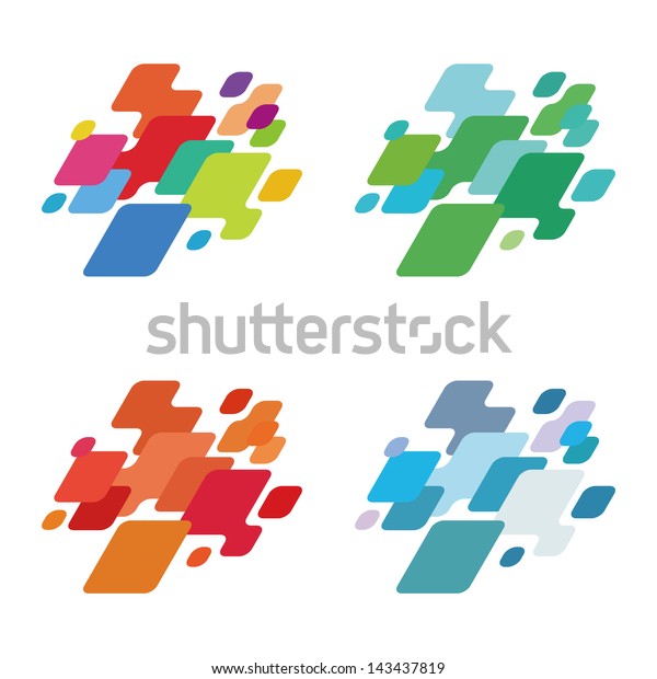 Crushing Abstract Brick Pattern Design Arrow Stock Vector (Royalty Free ...