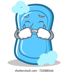Crying Blue Soap Character Cartoon Stock Vector (Royalty Free ...