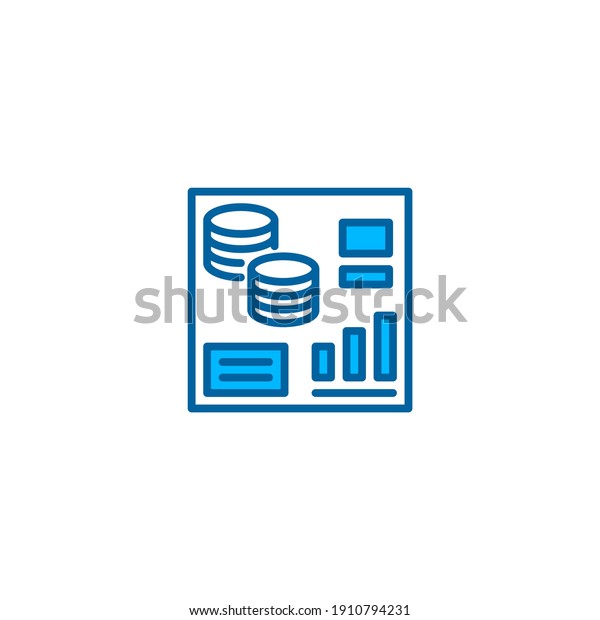 Crypto Coin Manager Dashboard Illustration Icon Stock Vector (Royalty ...