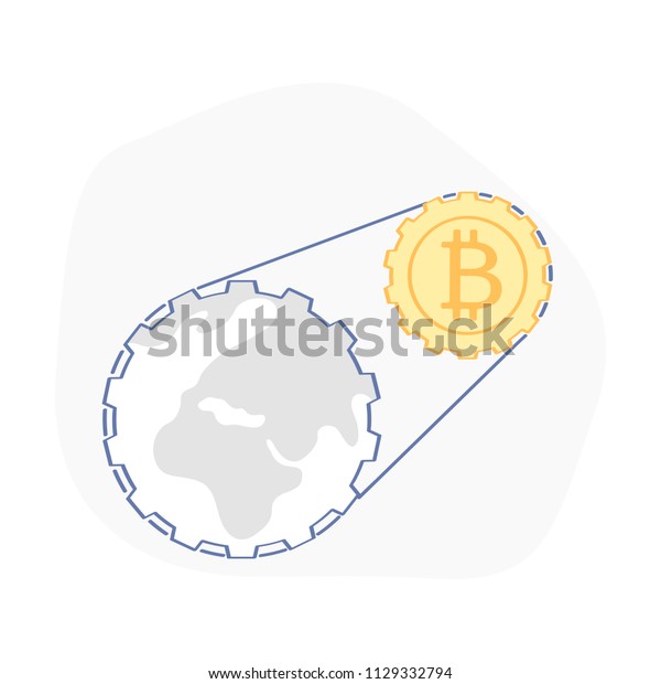 Crypto Energy Crypto Currency Technology Blockchain Stock Vector ...