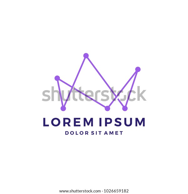 Crypto King Crown Blockchain Cryptocurrency Bitcoin Stock Vector ...