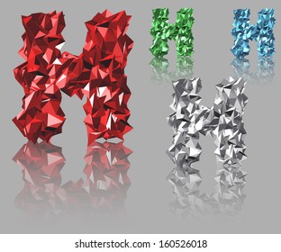 Crystal Alphabet Vector Stock Vector (Royalty Free) 160526018 ...