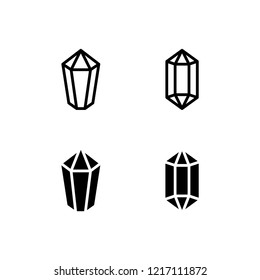 Crystal Icon Logo Vector Symbol Stock Vector (Royalty Free) 1217111872 ...
